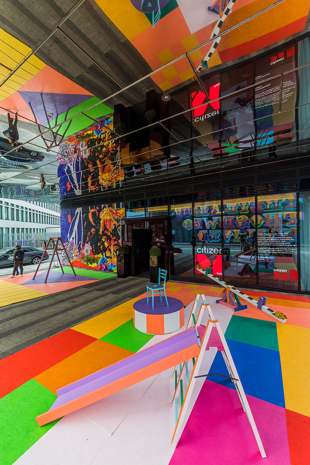 Frameweb | Yinka Ilori’s Estate Playground installation evokes ...