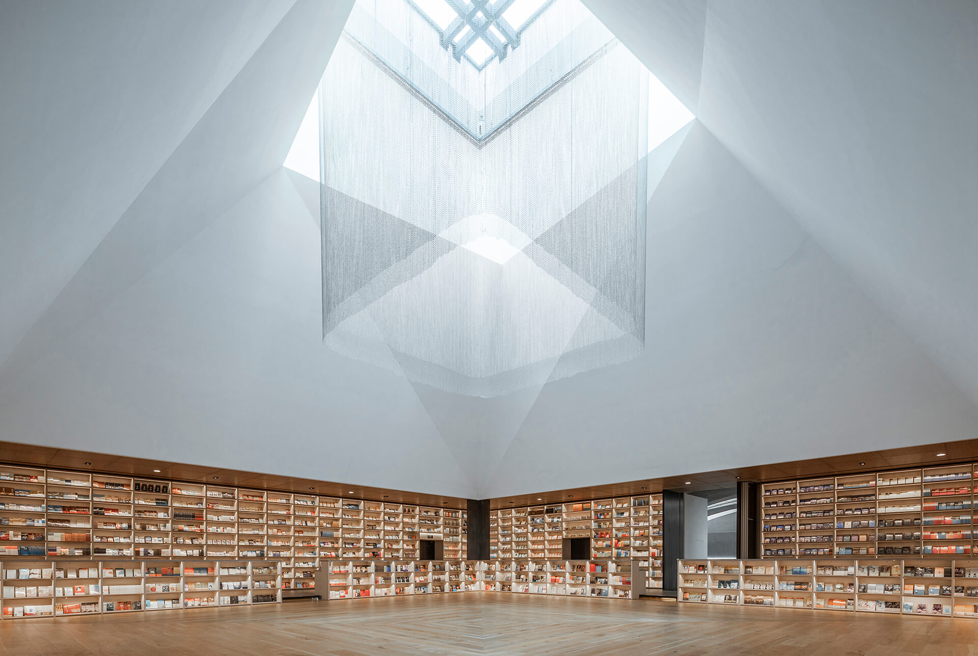 Frameweb | Why bookstores today depend on interiors with strong visual ...