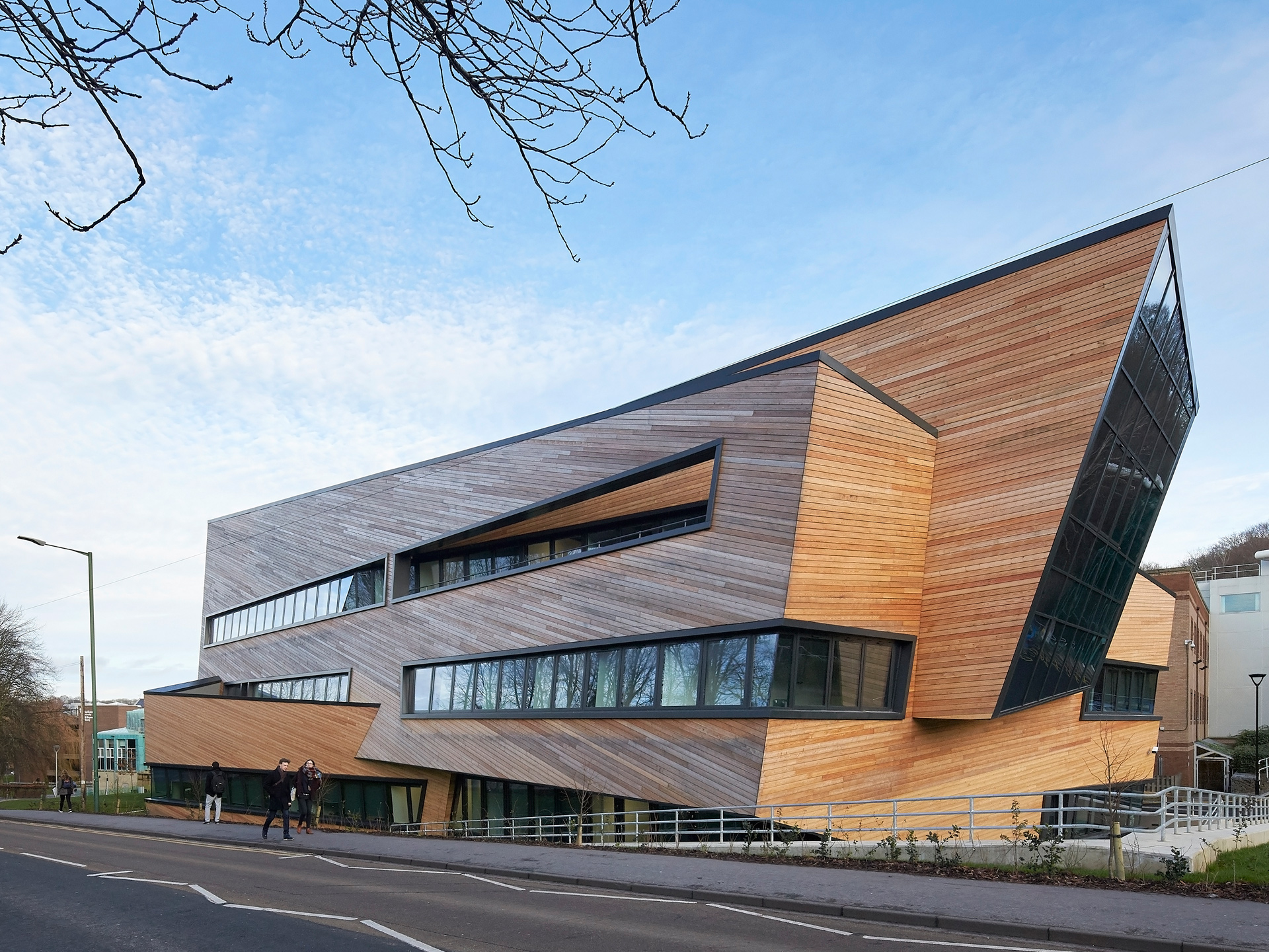 Frameweb | Studio Libeskind's sharp geometry creates a centre for world ...