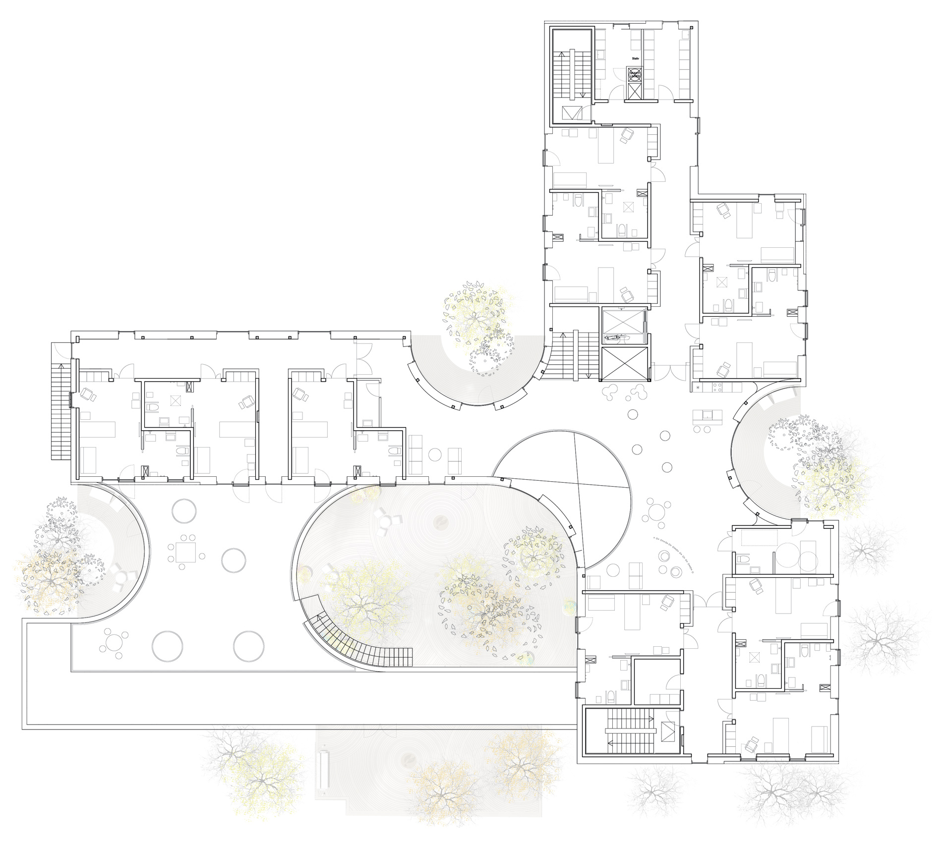 Frameweb | Nord Architects eases transition with a calming ...