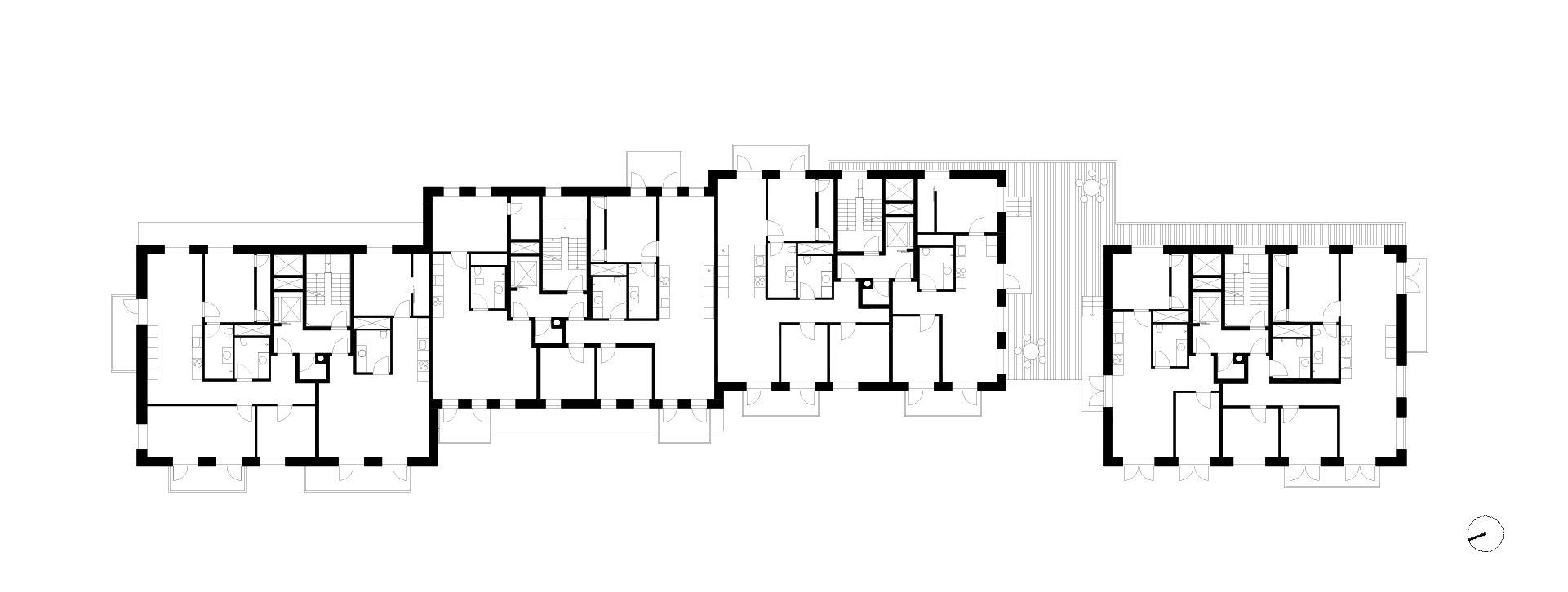 Frameweb | Cubic houses by ADEPT shift and slide into place