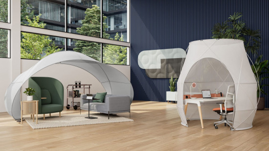 Frameweb | Want more privacy at work? Steelcase says: pitch a tent