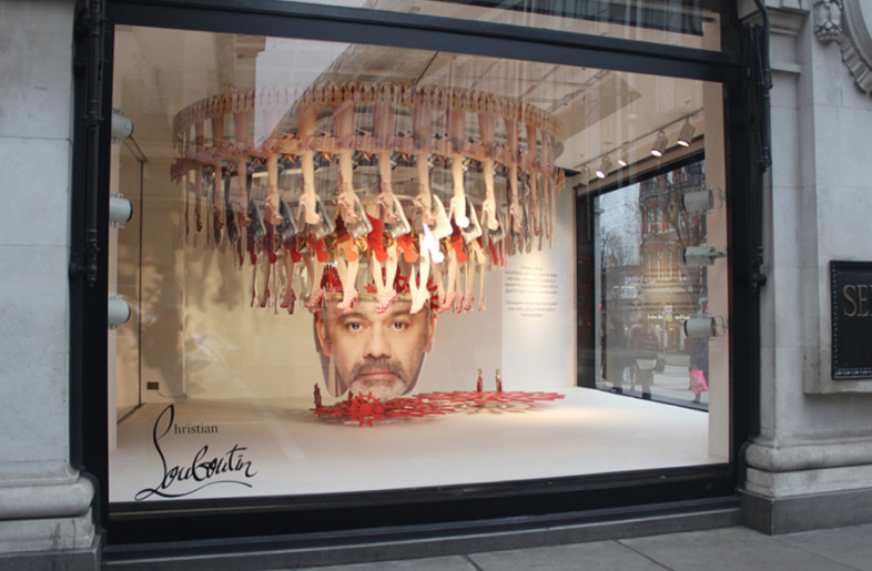 Frameweb | Christian Louboutin Window Displays