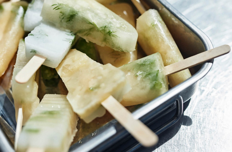 Frameweb | Missing spring? Let these sweet microgreens ice pops ...