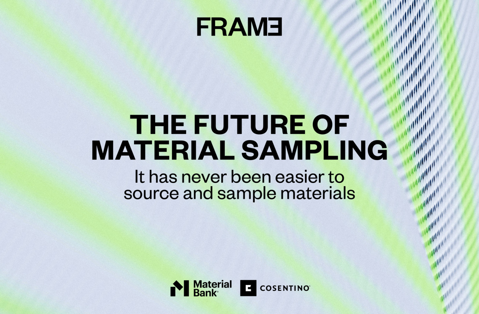 Frameweb | The future of material sampling