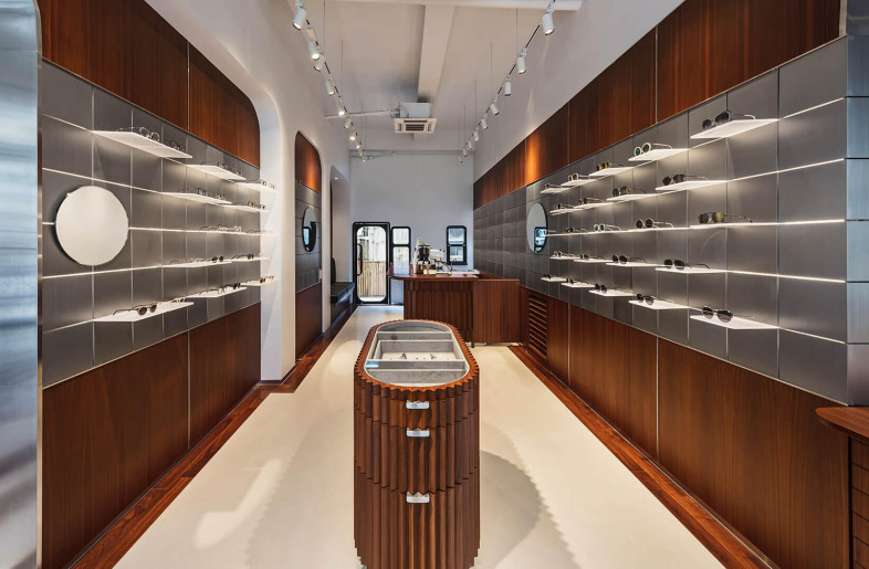Frameweb | A sunglass boutique shows how designers can use light as ...