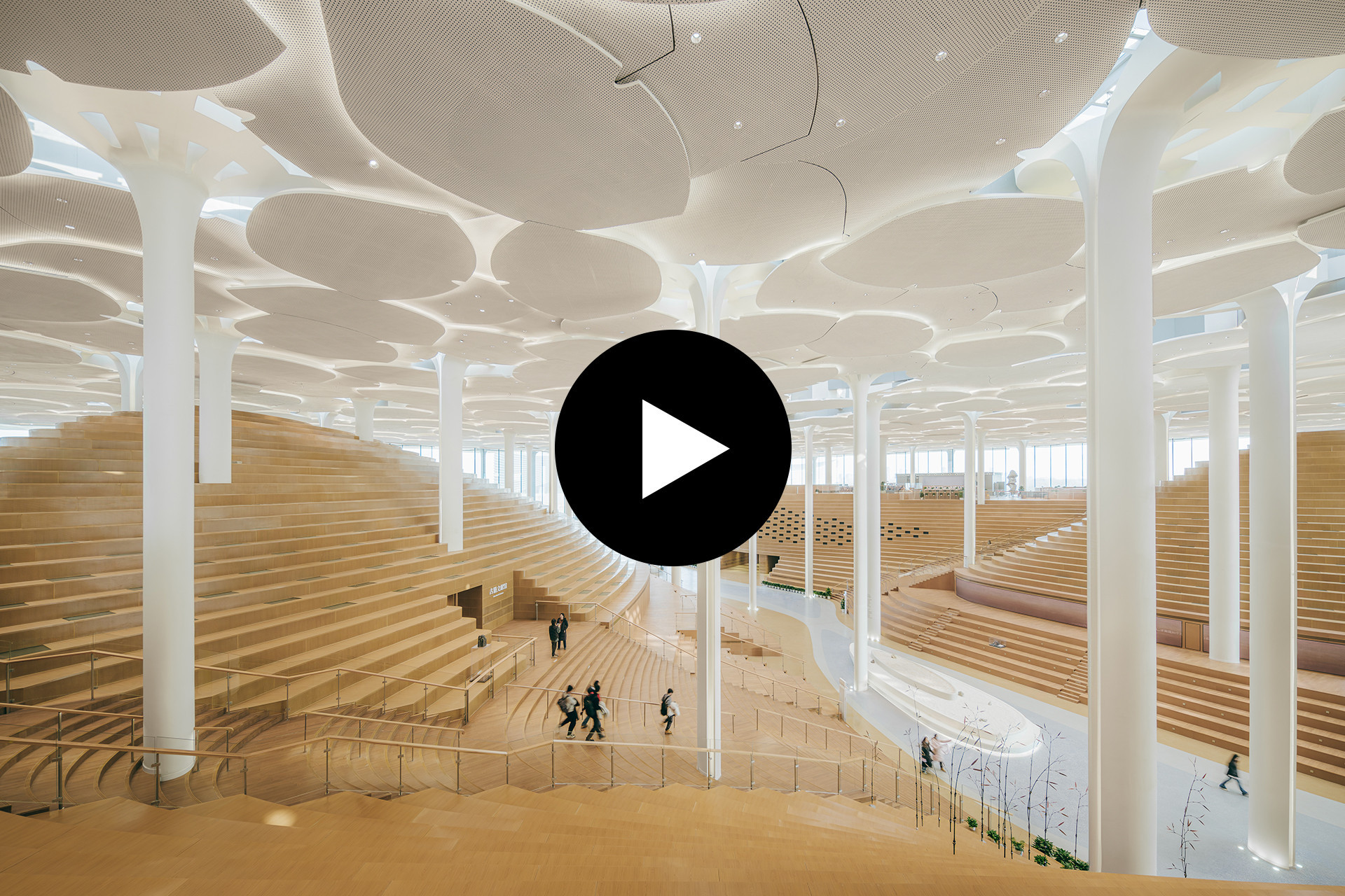 Frameweb | Video: Beijing's monumental library gives reading spaces new ...