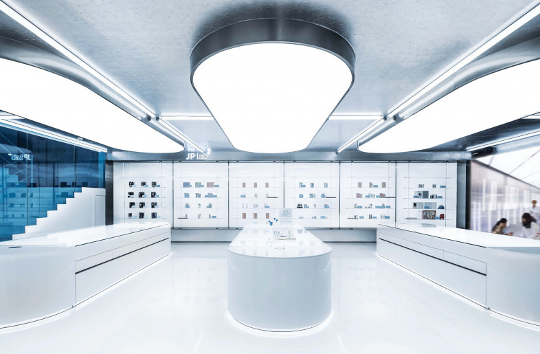 Frameweb | JP Lab, a retail, event and workspace in Hangzhou, uses ...
