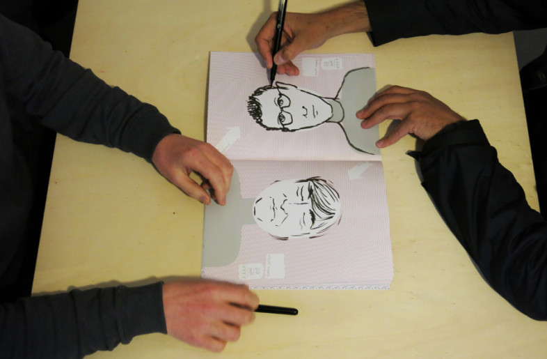 Frameweb | Face to Face Book by Martí Guixé