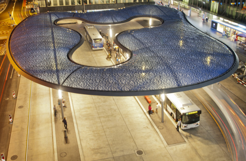 Frameweb | Bus Station Canopy in Aarau