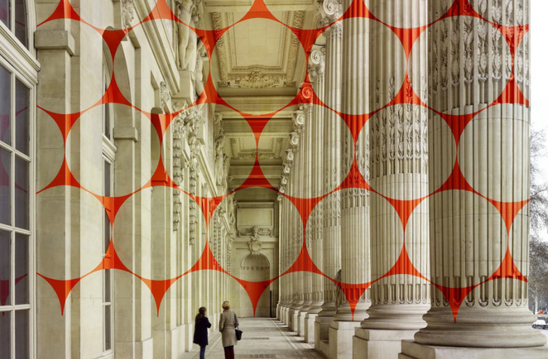 Frameweb | Felice Varini at the Grand Palais