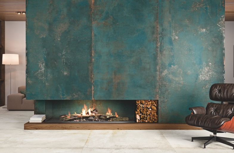 Frameweb | Metal meets porcelain with this versatile new surfacing ...