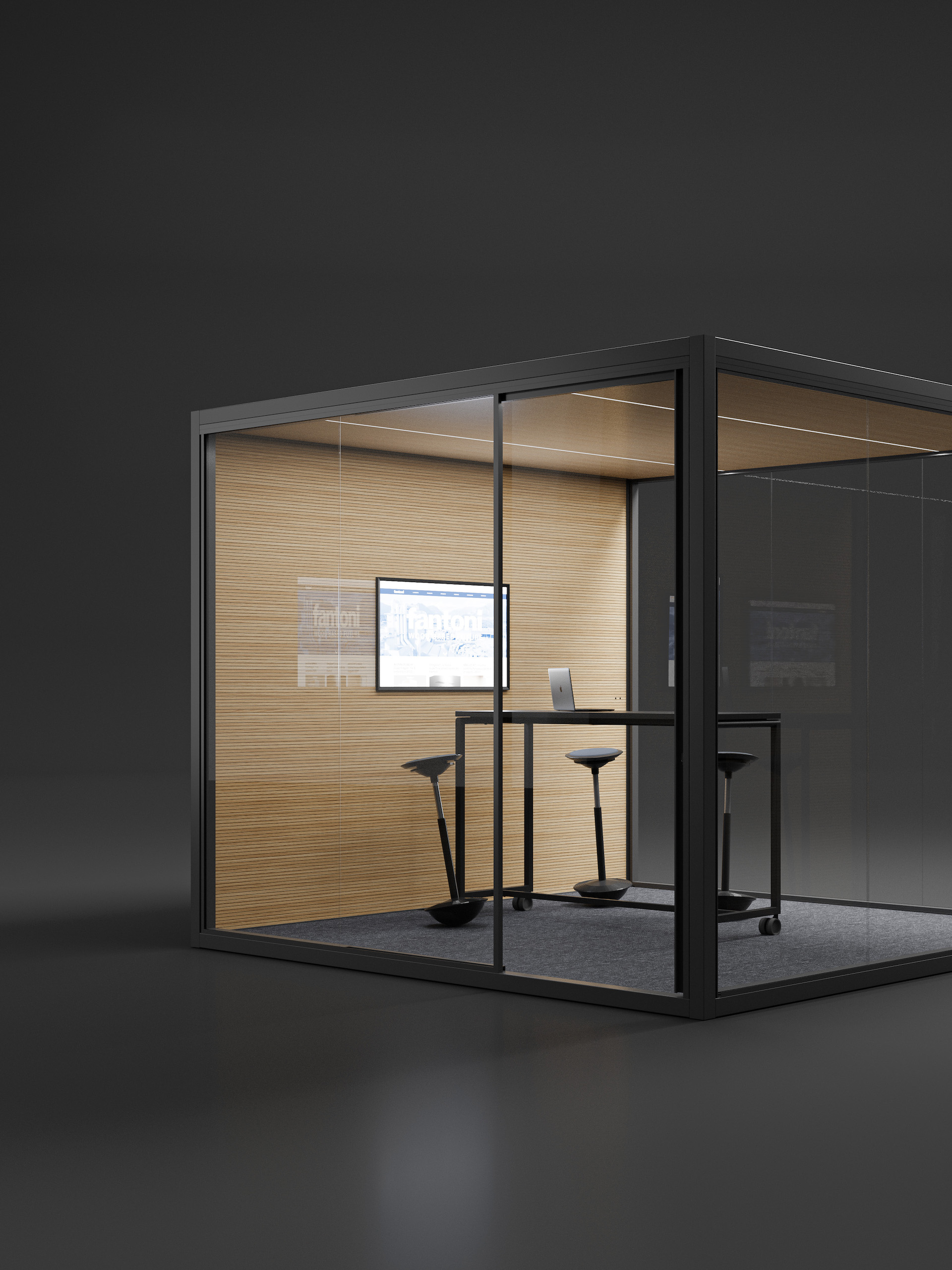 Frameweb | Offices can be social and private all at once with this ...